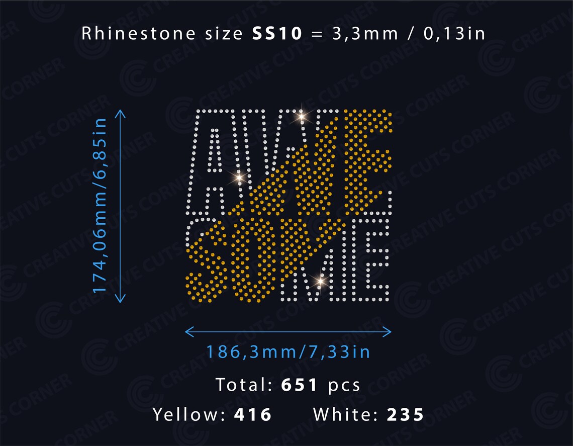 Awesome Rhinestone Template Cricut Design for T-shirt Svg File ...