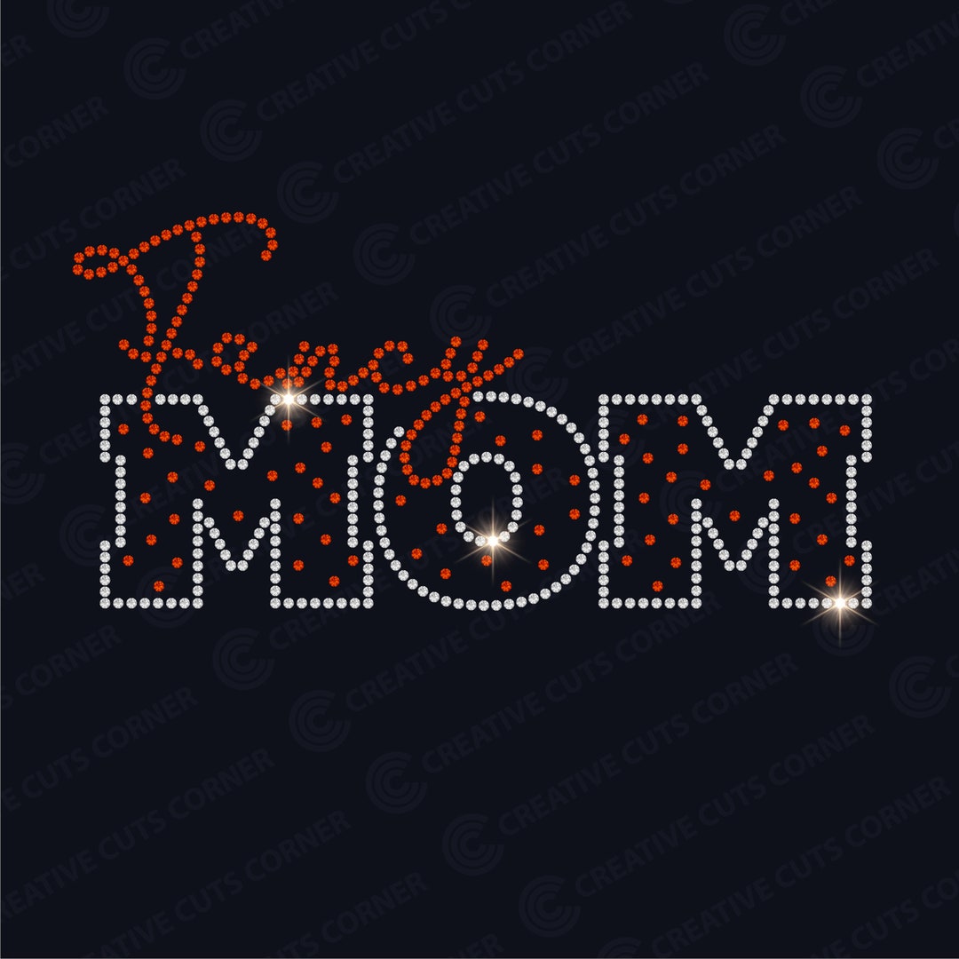 Rhinestone Mom Svg Rhinestone Template Svg File Hotfix Rhinestone ...