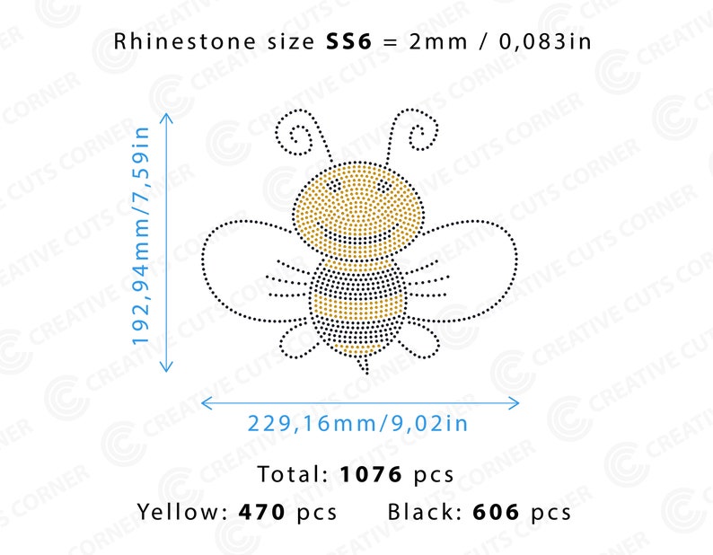 Rhinestone Applique Svg Design Rhinestone Template Ss6 Rhinestone ...