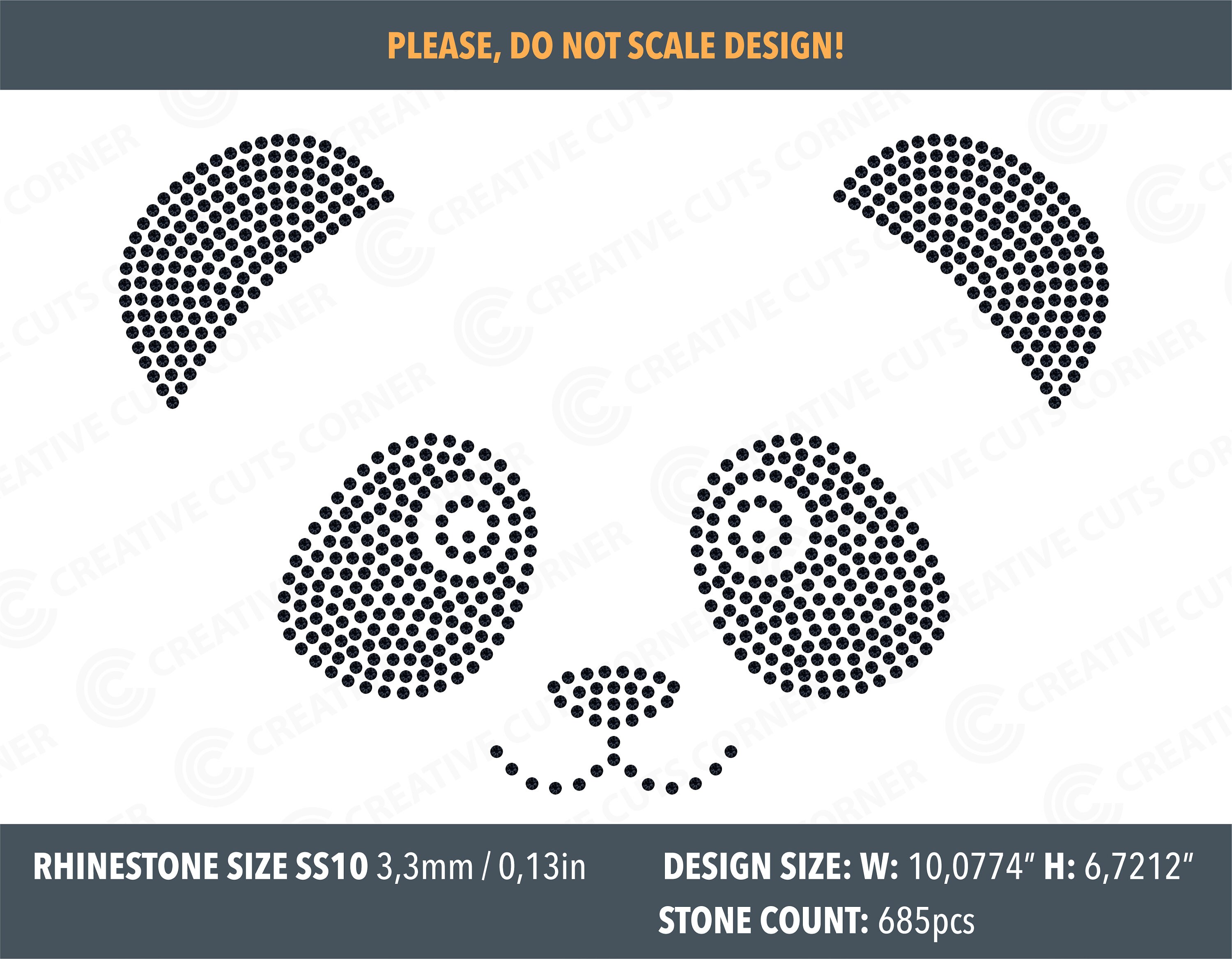 Rhinestone Panda Svg Design Hotfix Rhinestone Template Cricut Design ...
