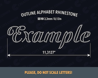 Rhinestone Template Ss10 Cricut Design Rhinestone Svg File for Cricut ...