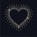 Rhinestone Heart Svg Design Hotfix Rhinestone Template Cricut Design ...