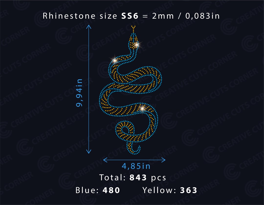 Rhinestone Template Ss6 Cricut Design Rhinestone Svg File for - Etsy