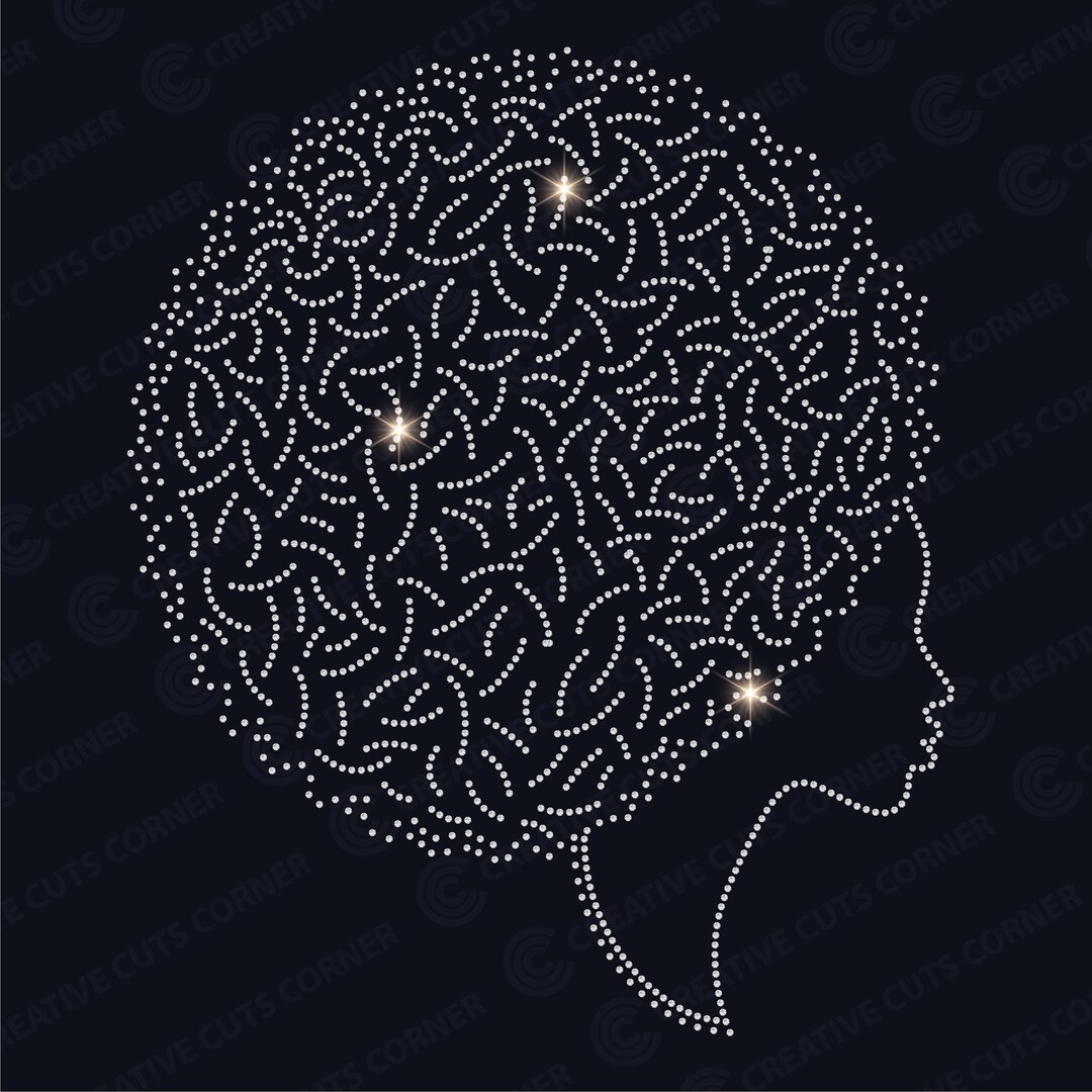 Rhinestone Afro Woman Template Svg Rhinestone Shirt Cut File for Cricut ...