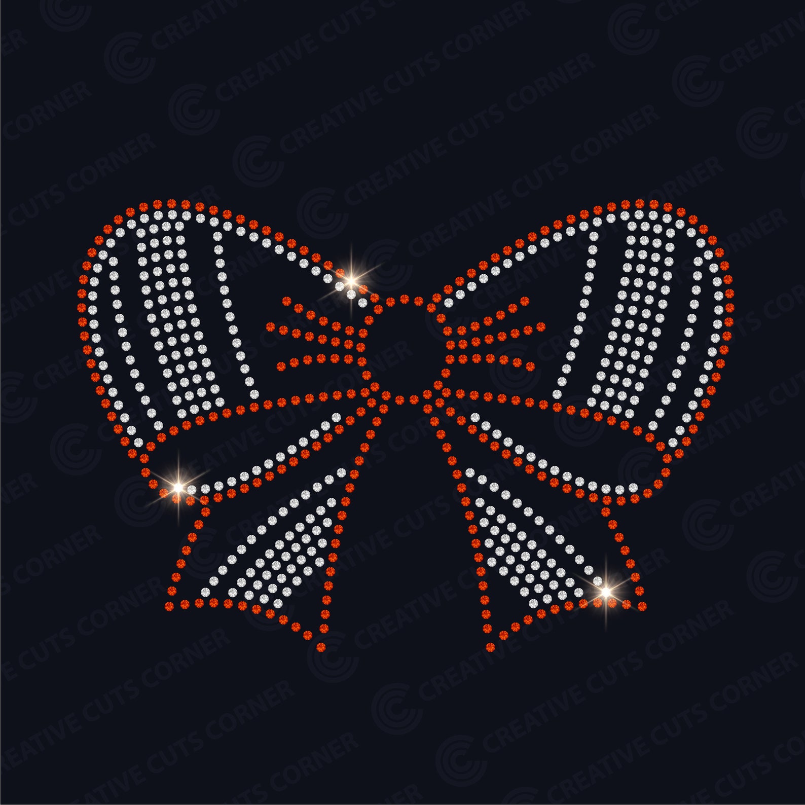 Rhinestone Template Bow Svg File for Cricut Rhinestone Template Ss10 ...