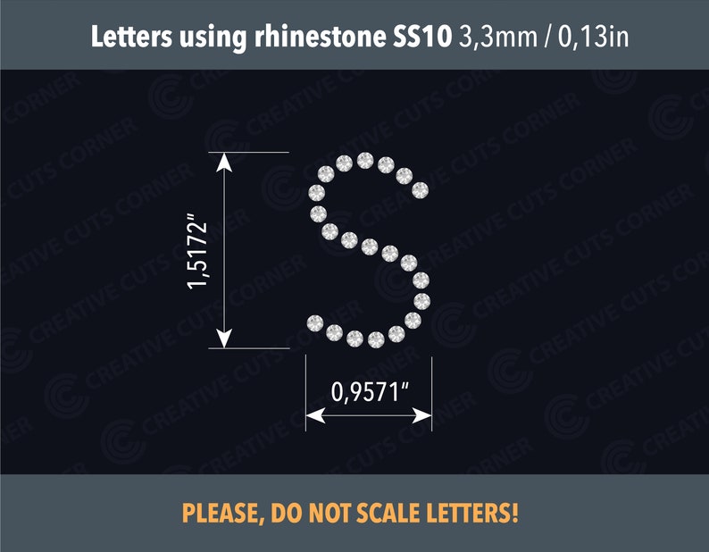 Rhinestone Font Ss10 Svg Digital File Rhinestone Sign - Etsy