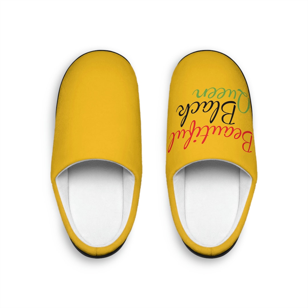 Beautiful Black Queen Slippers | Black Queen - Etsy
