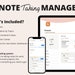 Notion Template Notepad | Note-taking Planner, Personal Notes Organizer ...