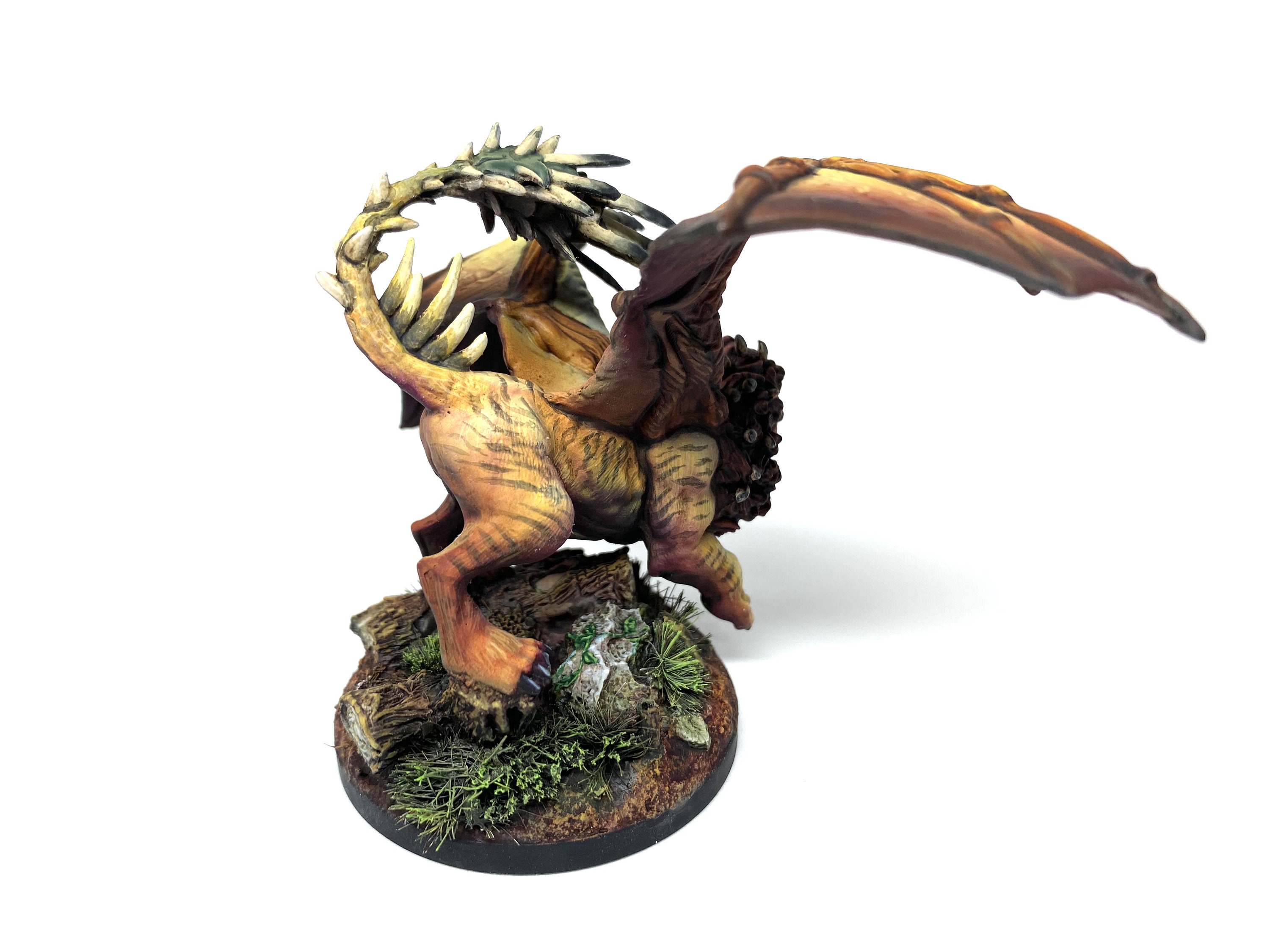 Manticore Professionally Painted Miniature, 28mm Scale, D&D, TTRPG - Etsy