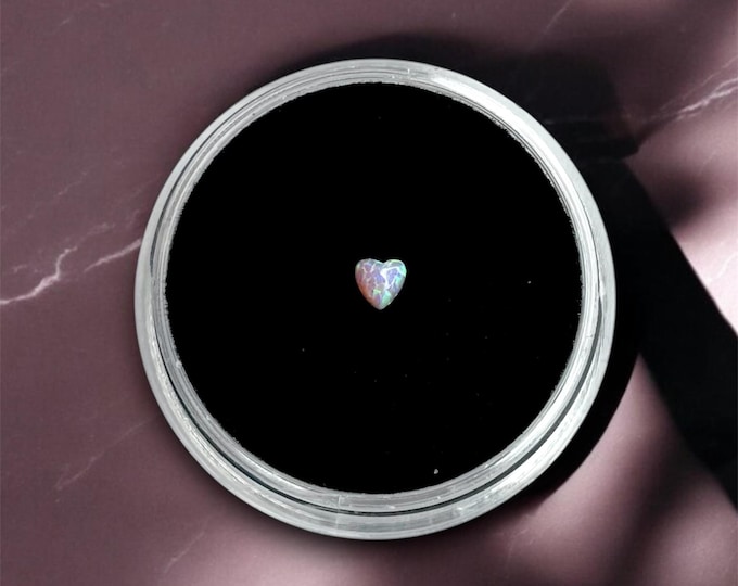Light Pink Opal Heart Tooth Gem - Etsy