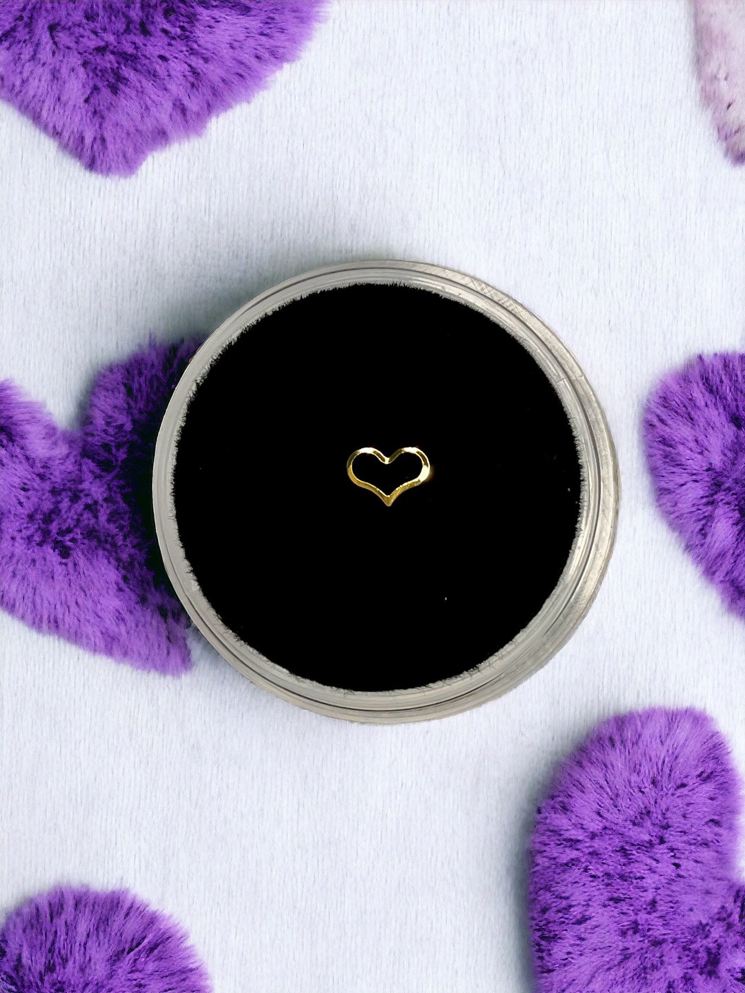 Gold Heart Tooth Gem - Etsy