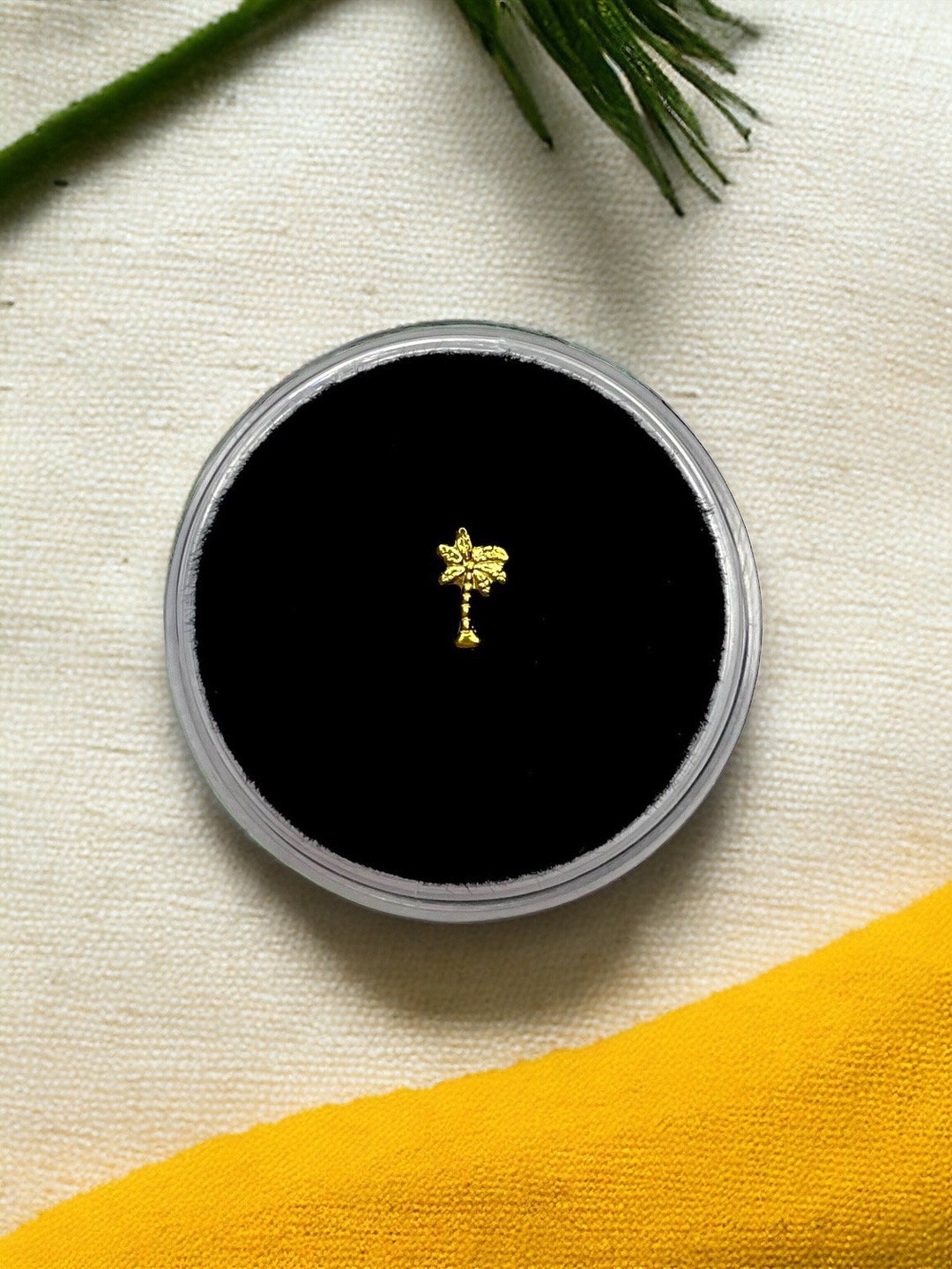 Gold Palm Tree Tooth Gem - Etsy