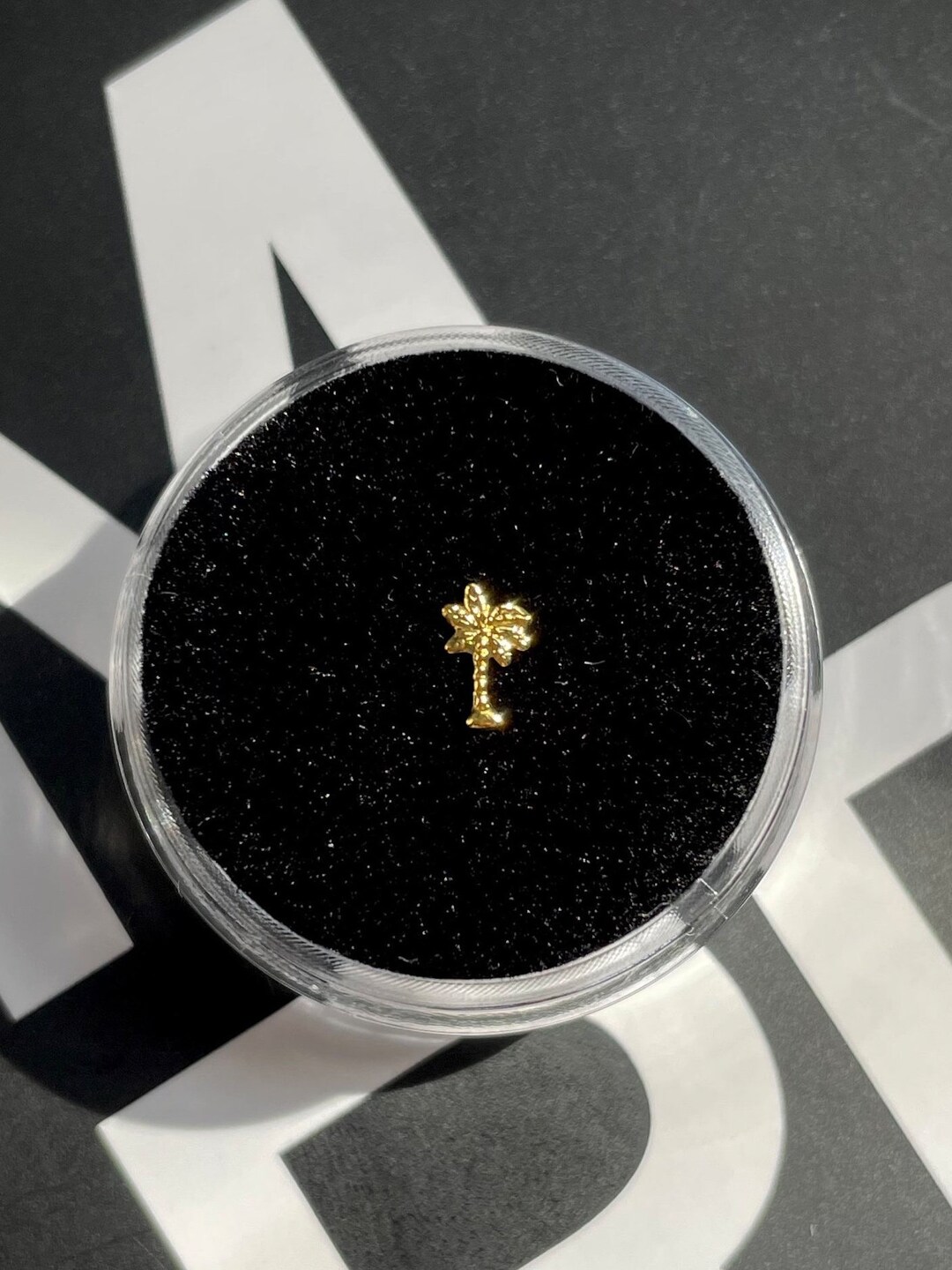 Gold Palm Tree Tooth Gem - Etsy