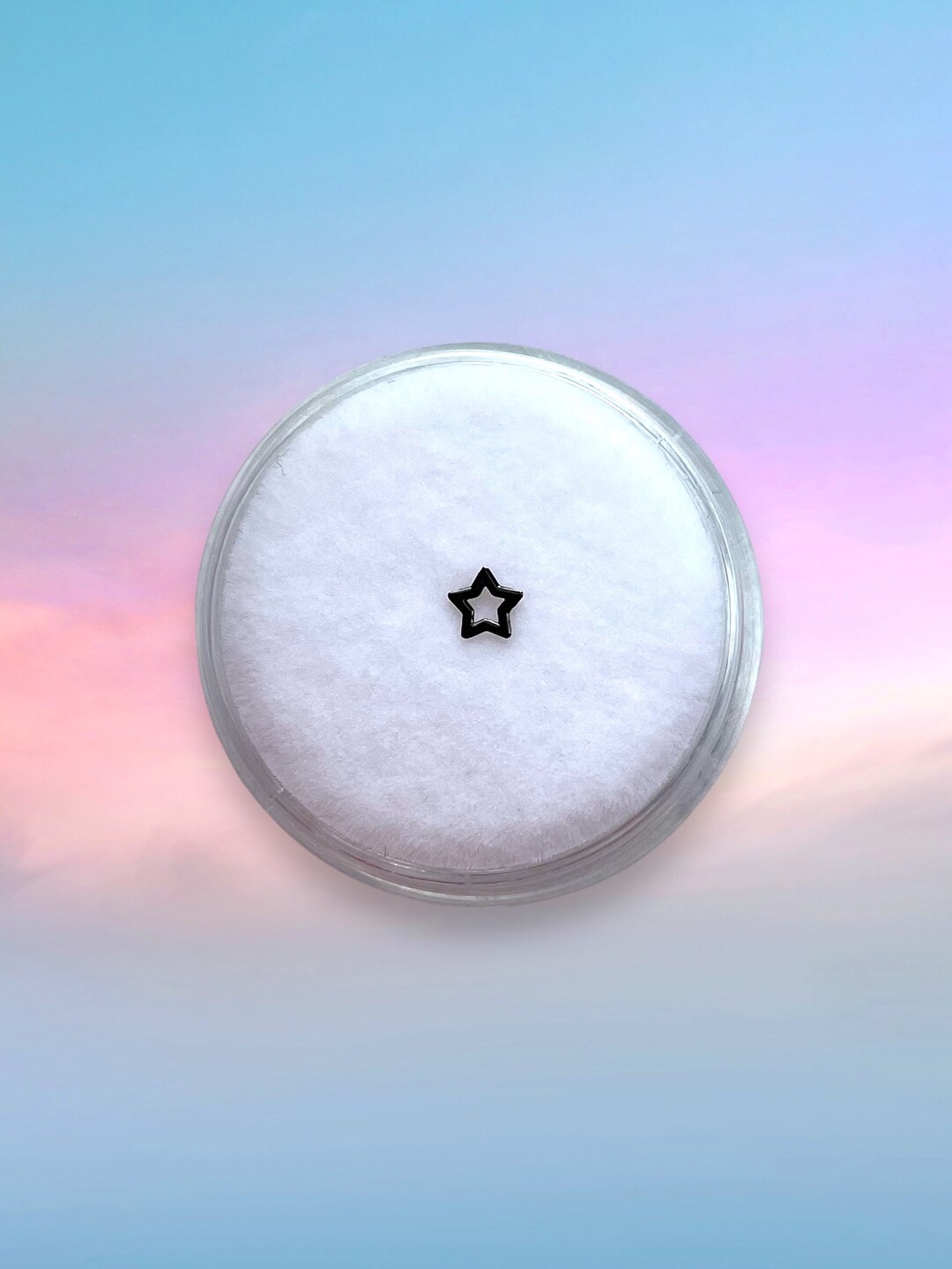 Black Mini Star Tooth Gem - Etsy