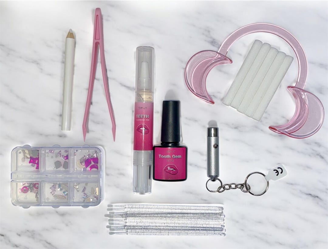 Deluxe DIY Tooth Gem Application Kit for at Home - Etsy