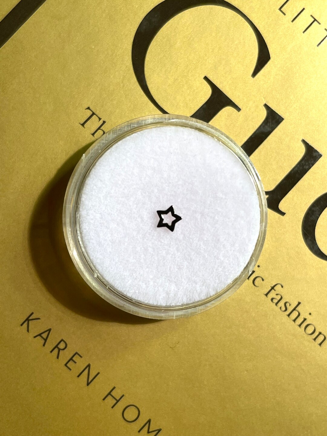 Black Mini Star Tooth Gem - Etsy