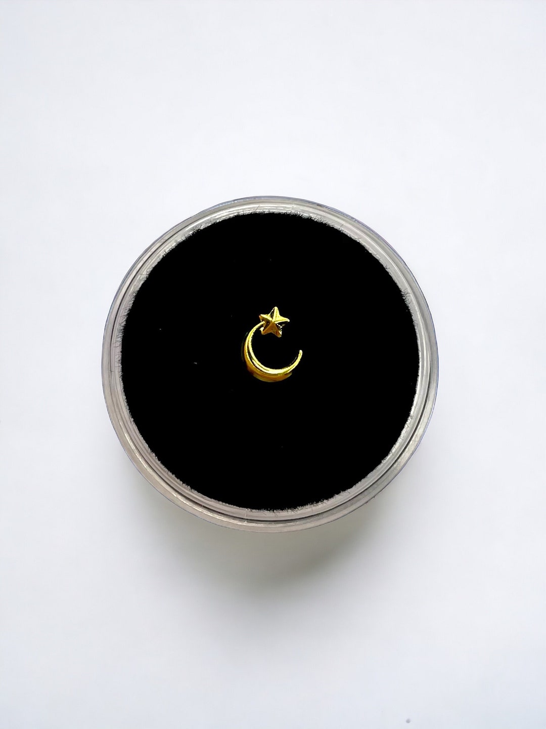 Gold Moon & Star Tooth Gem - Etsy