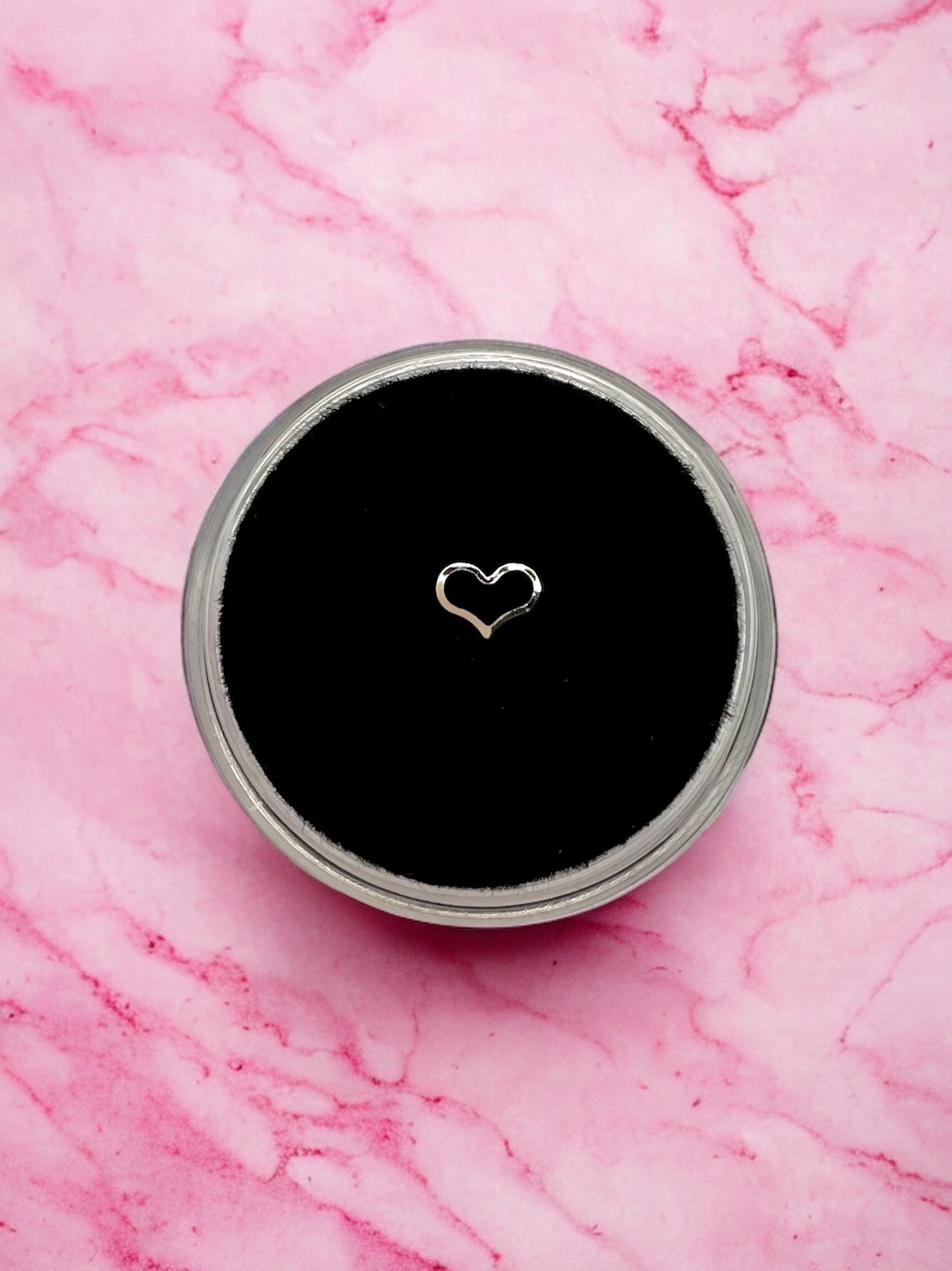 Silver Heart Tooth Gem - Etsy