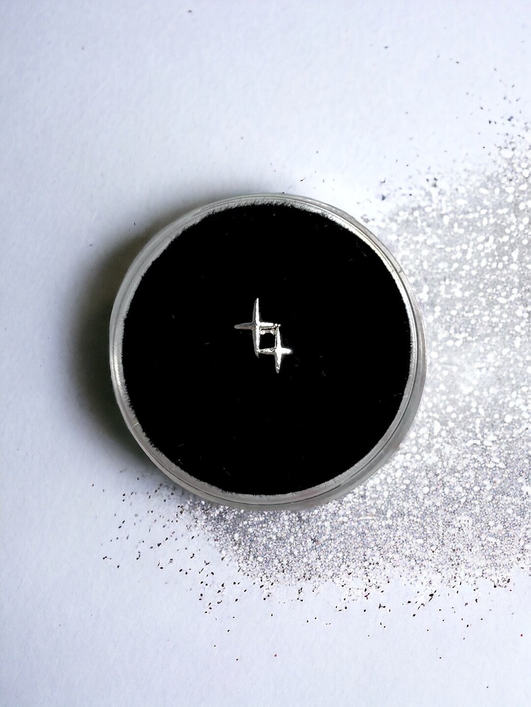 Silver Double Sparkle Tooth Gem - Etsy