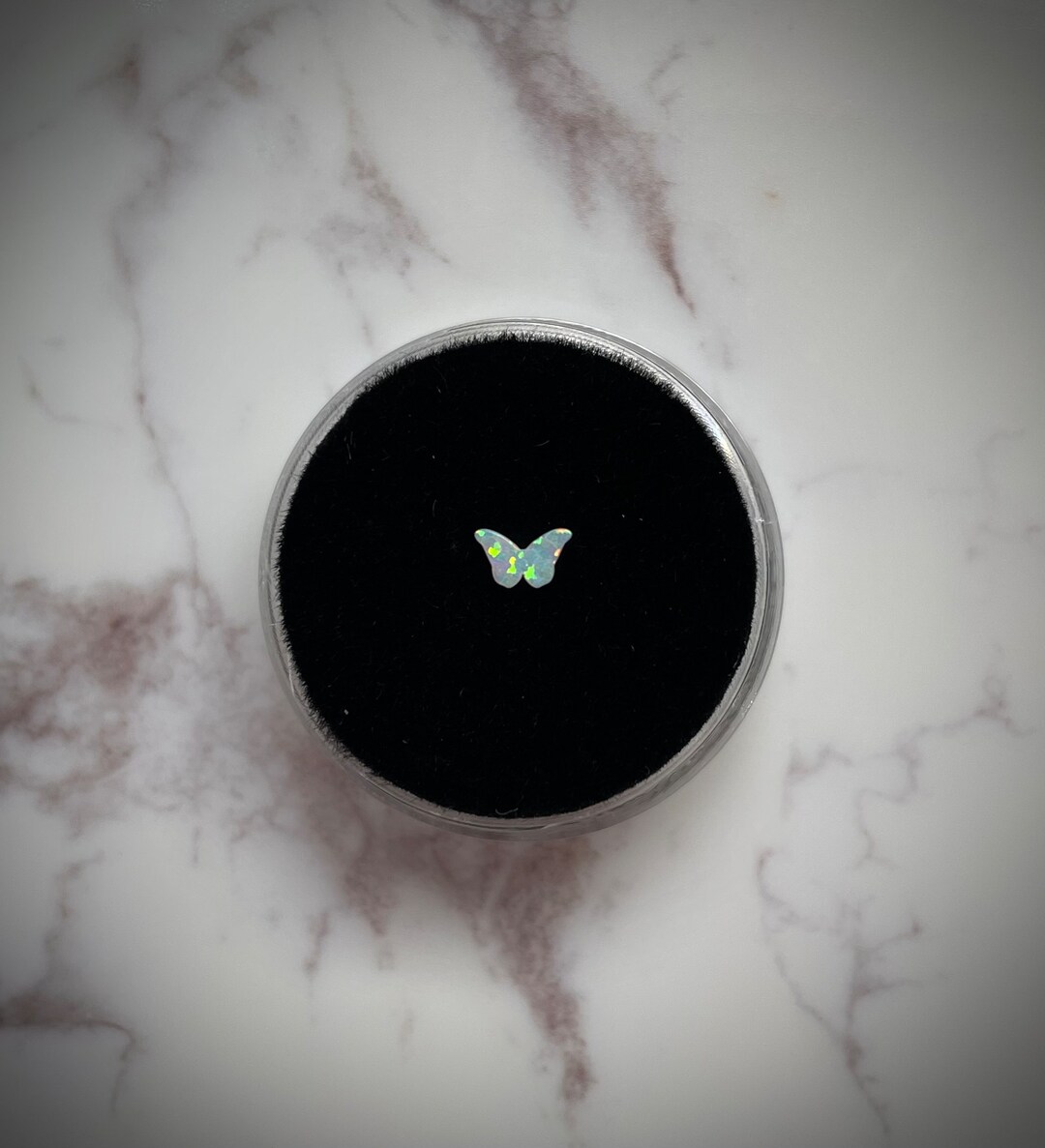 Ivory Opal Butterfly Tooth Gem - Etsy