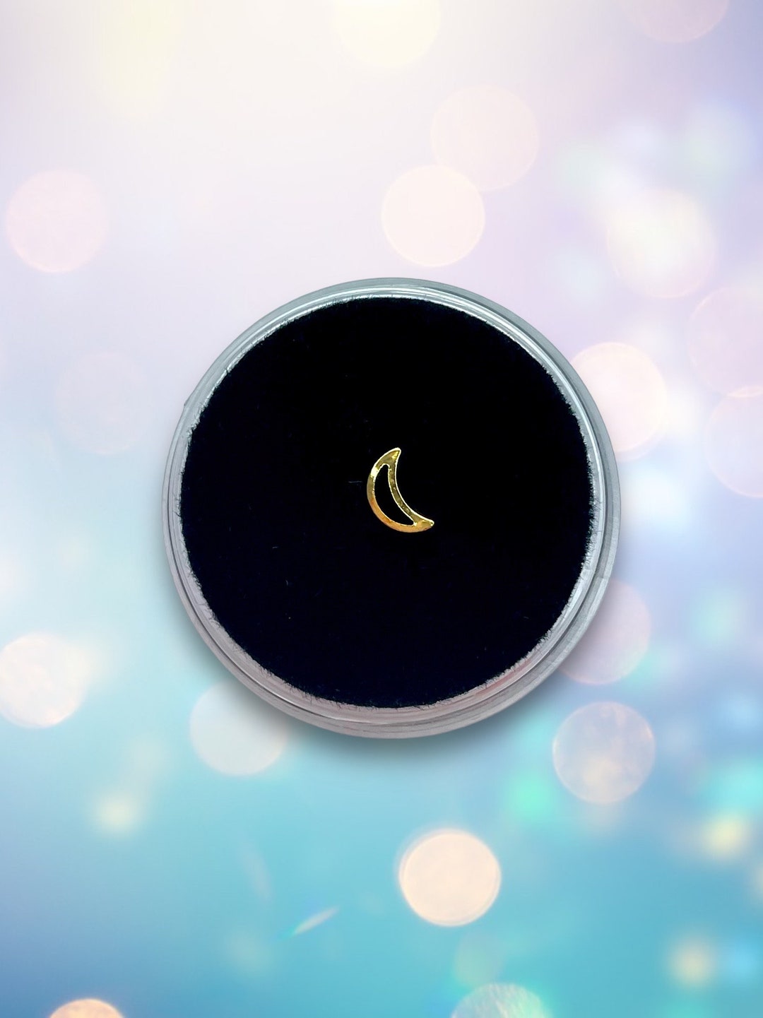 Gold Moon Tooth Gem - Etsy