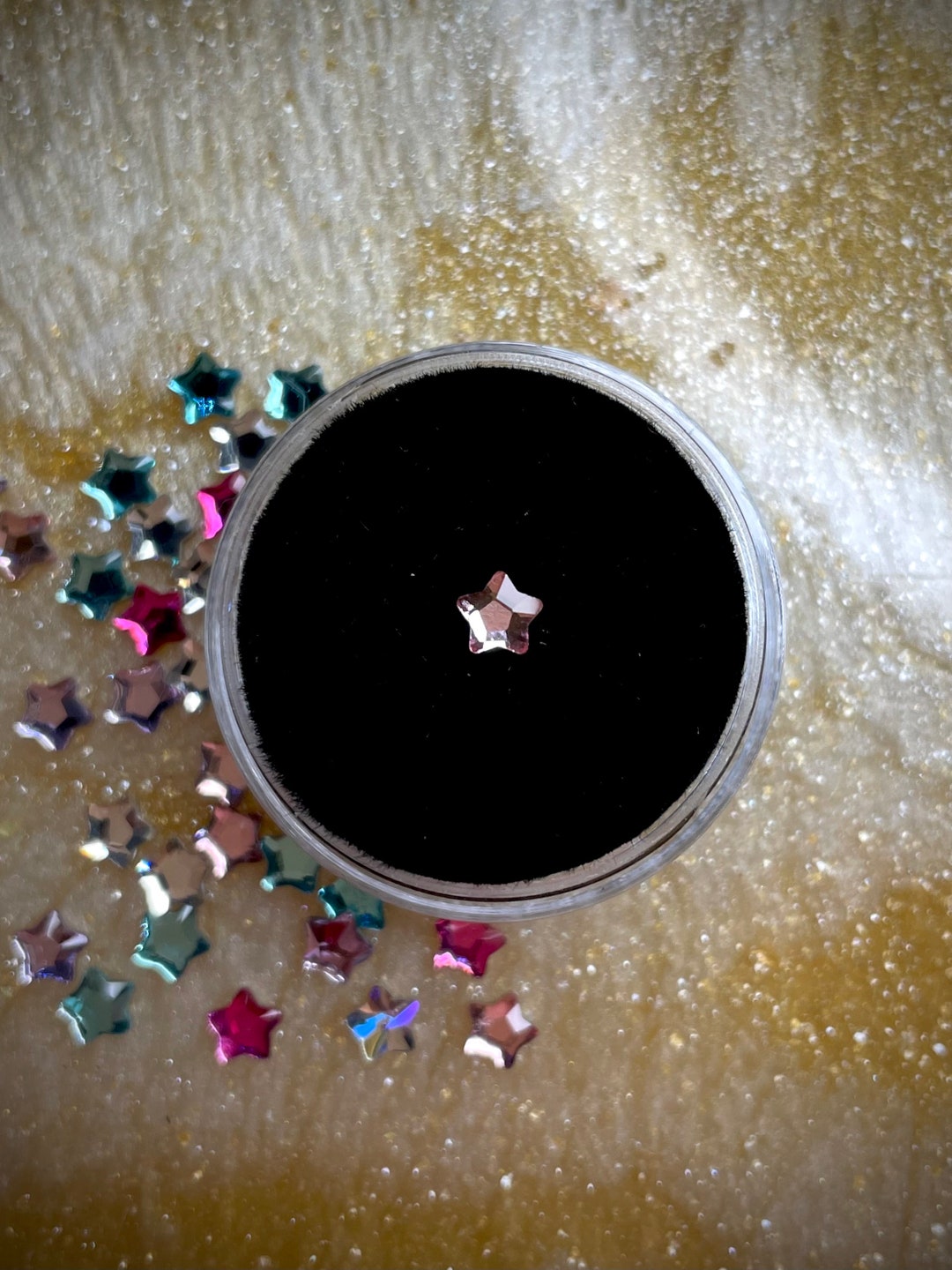 Dusty Pink Crystal Star Tooth Gem - Etsy