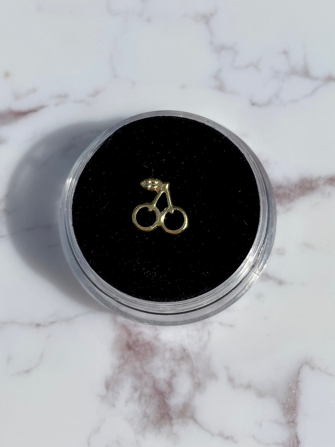 Gold Cherry Tooth Gem - Etsy