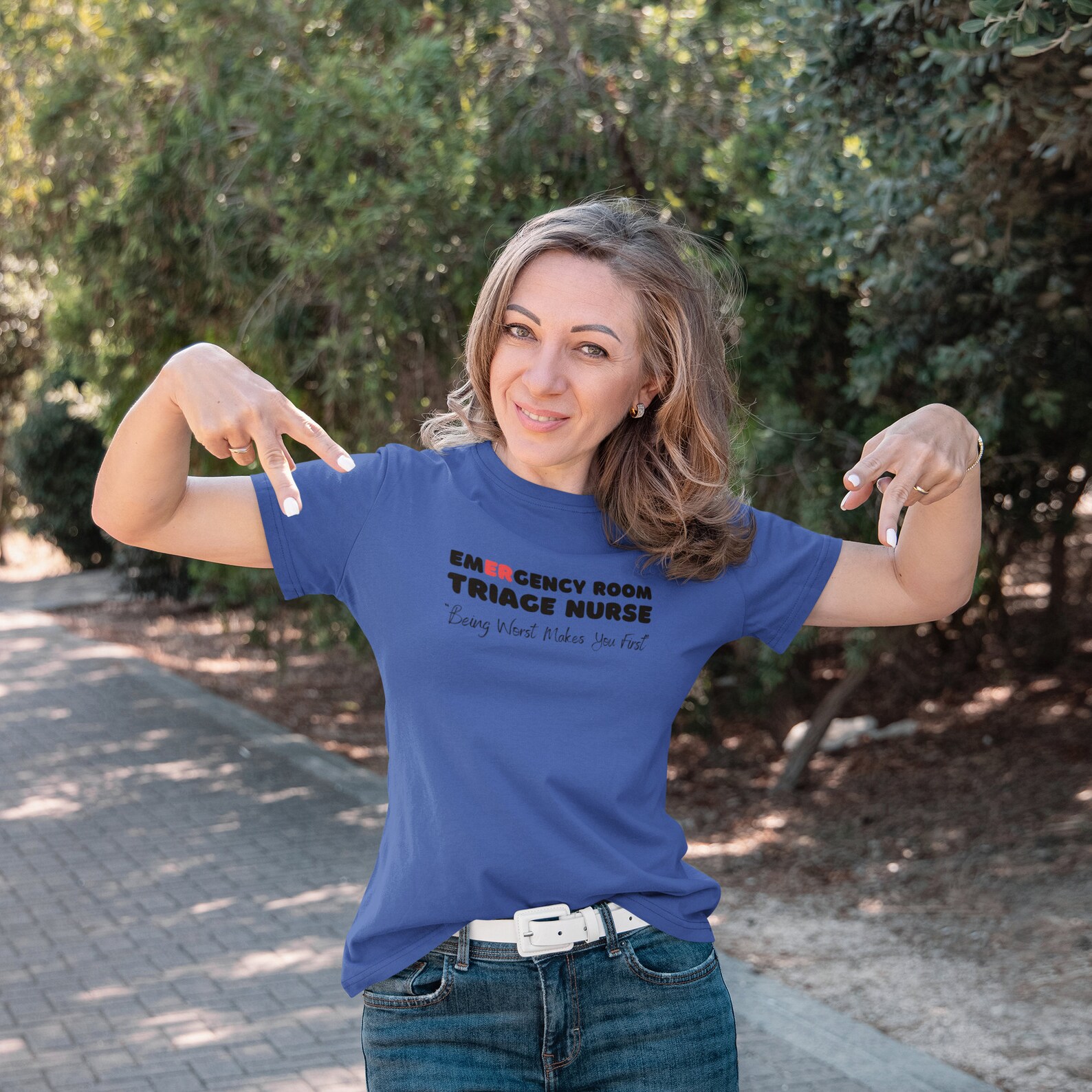 Emergency Room Triage Nurse, Funny ER Nursing T-shirt Unisex Short ...