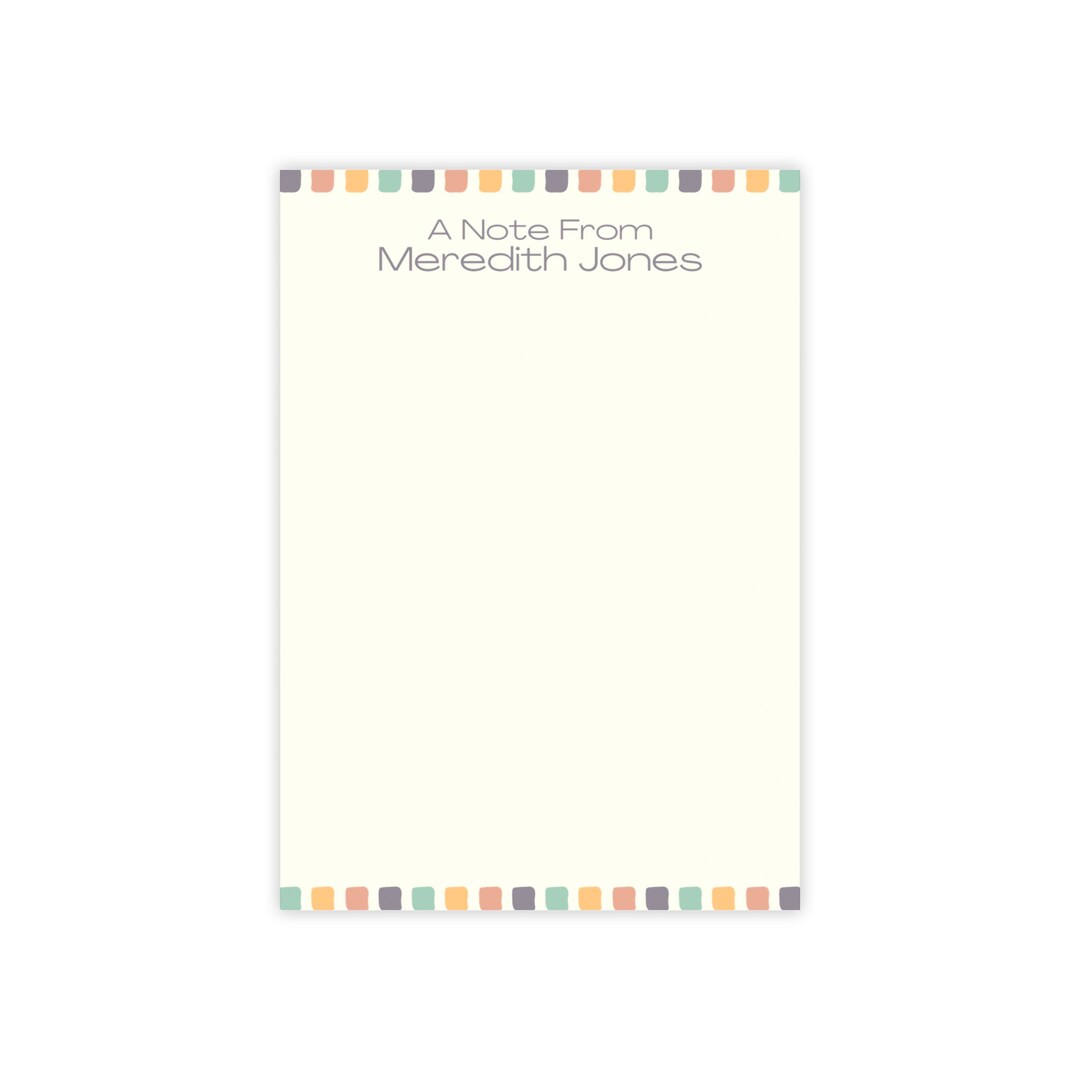 Personalized Gift Post-it® Note Pad, Custom Name Sticky Notes Cute ...