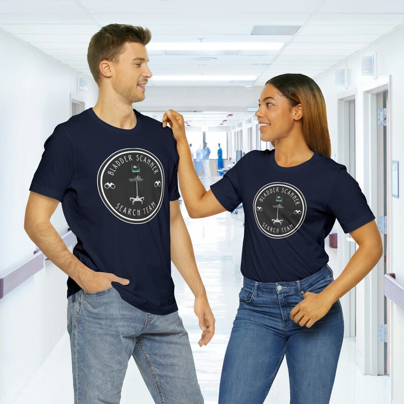Bladder Scanner Search Team, Funny Nurse Gift Shirt Med Surg Nursing ...