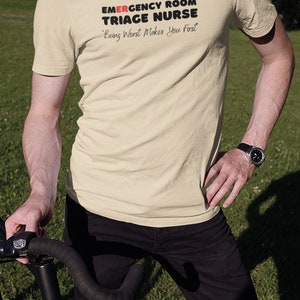 Emergency Room Triage Nurse, Funny ER Nursing T-shirt Unisex Short ...