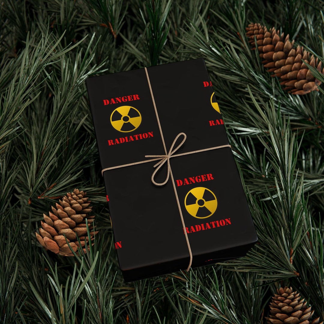 Funny Wrapping Paper, Radiation Funny Gift Wrap Joke, Unique Birthday ...