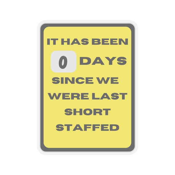 Short Staffed Sign Brooks Sandwich House Hey Y'all! We Are Short