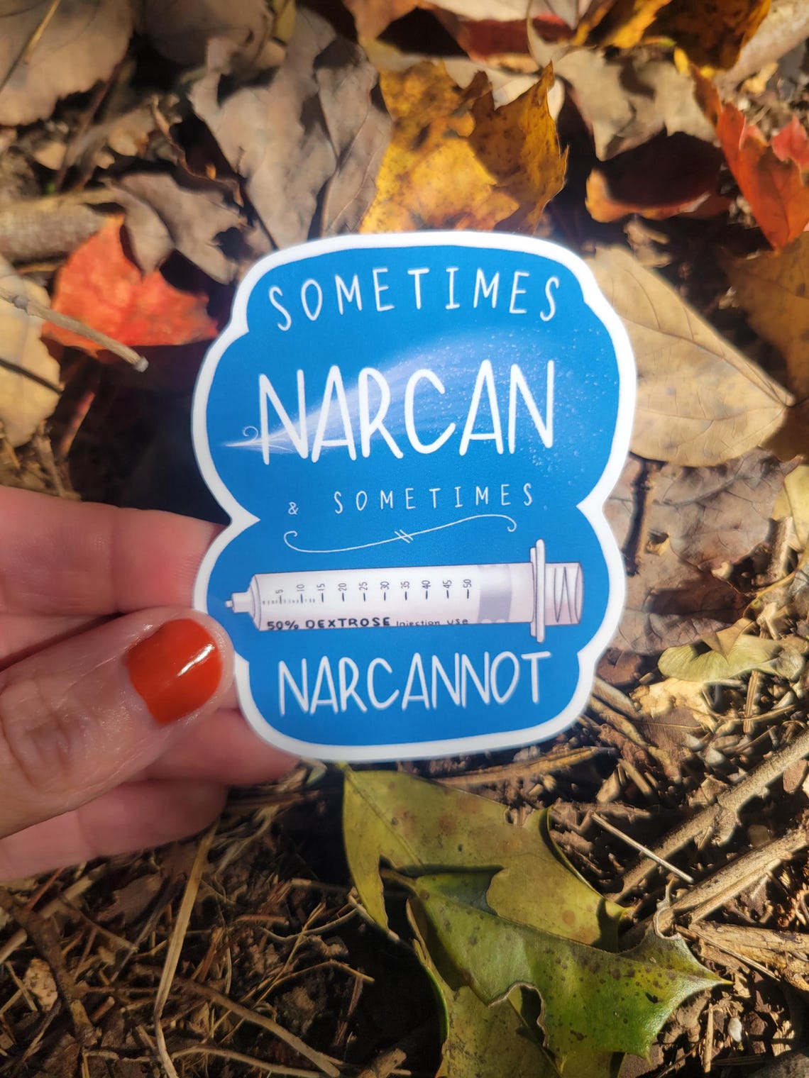 Sometimes Narcan Healthcare Sticker, Medical Humor, Waterproof Sticker ...