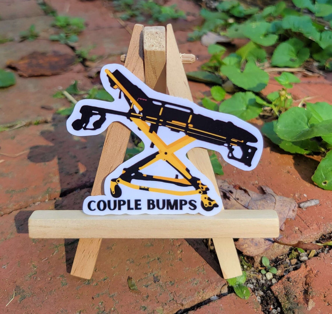Couple Bumps EMS Sticker, Waterproof Sticker, Vinyl Sticker, Minimalist ...