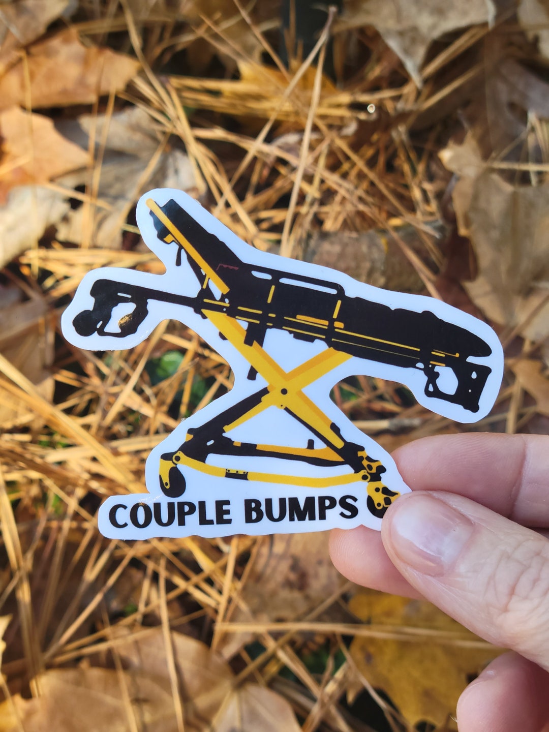 Couple Bumps EMS Sticker, Waterproof Sticker, Vinyl Sticker, Minimalist ...