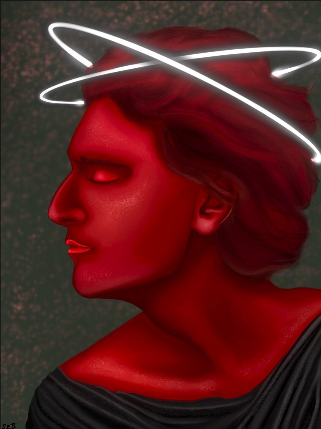 Hades Portrait Art Print - Etsy
