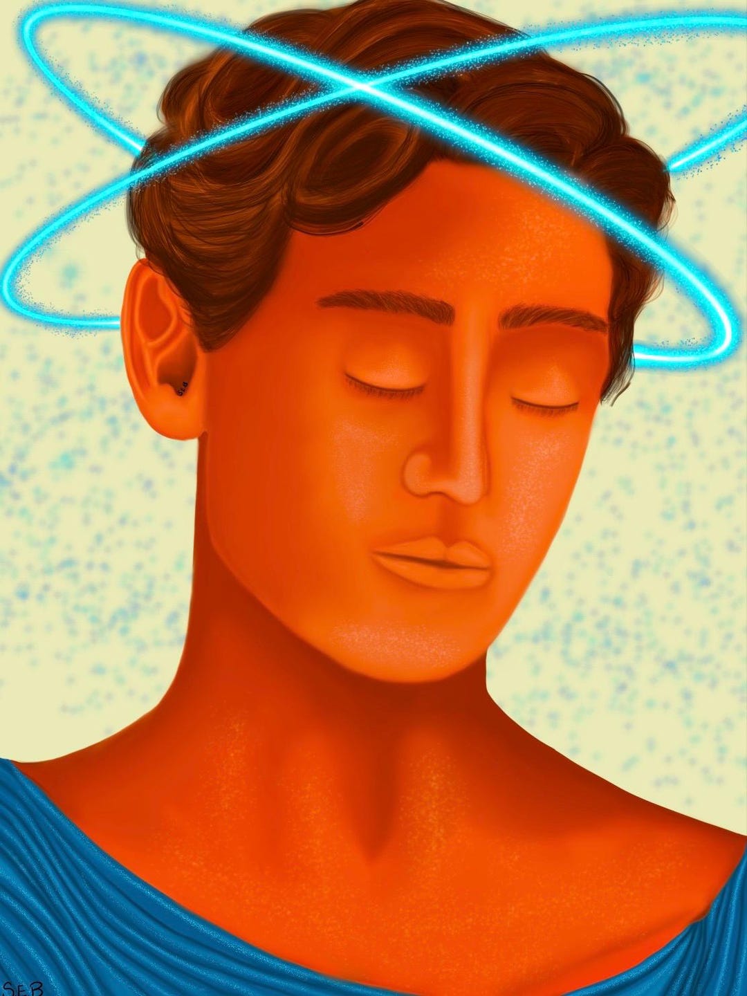 Apollo Portrait Art Print - Etsy