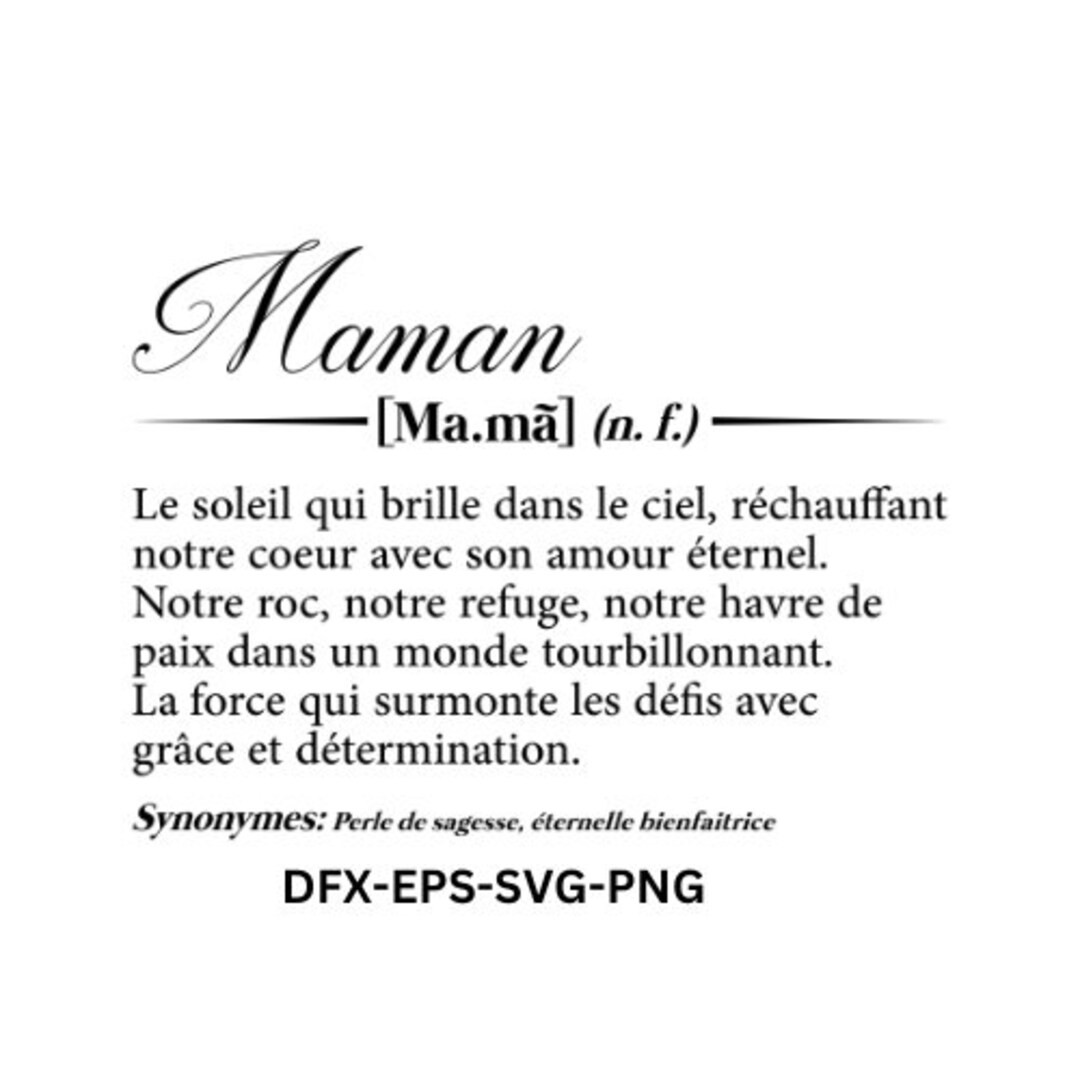 French Mom Definition Svg Shirt Designs Svg French Definition Svg Files For Tshirts Pillows