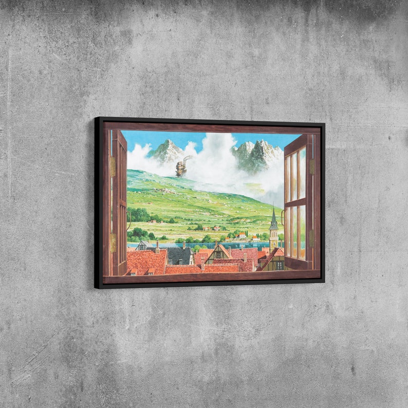 Howl's Moving Castle Poster Hayao Miyazaki Studio Ghibli - Etsy