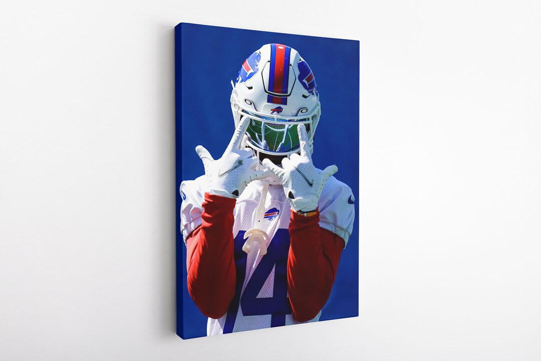 Stefon Diggs Buffalo Bills Poster/canvas Print, Watercolor Painting ...