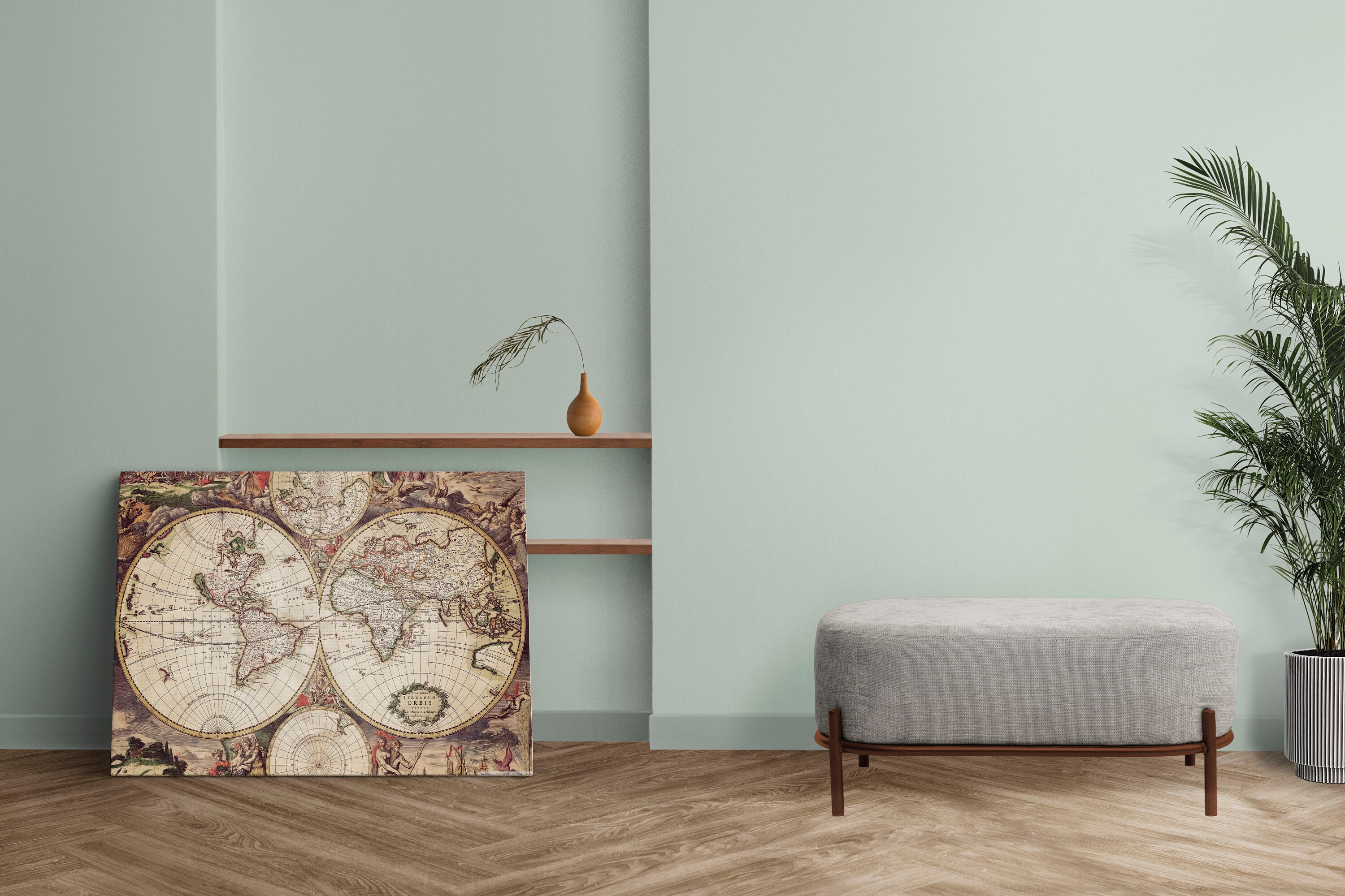 Old World Map, Vintage World Map Canvas Art, Old World Map Art Canvas ...