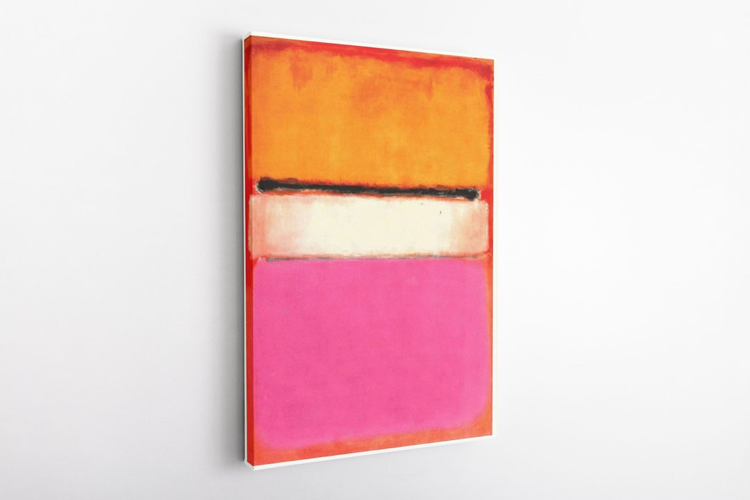 Mark Rothko, Pink and White, Orange Yellow Blue, Framed Mark Rothko ...