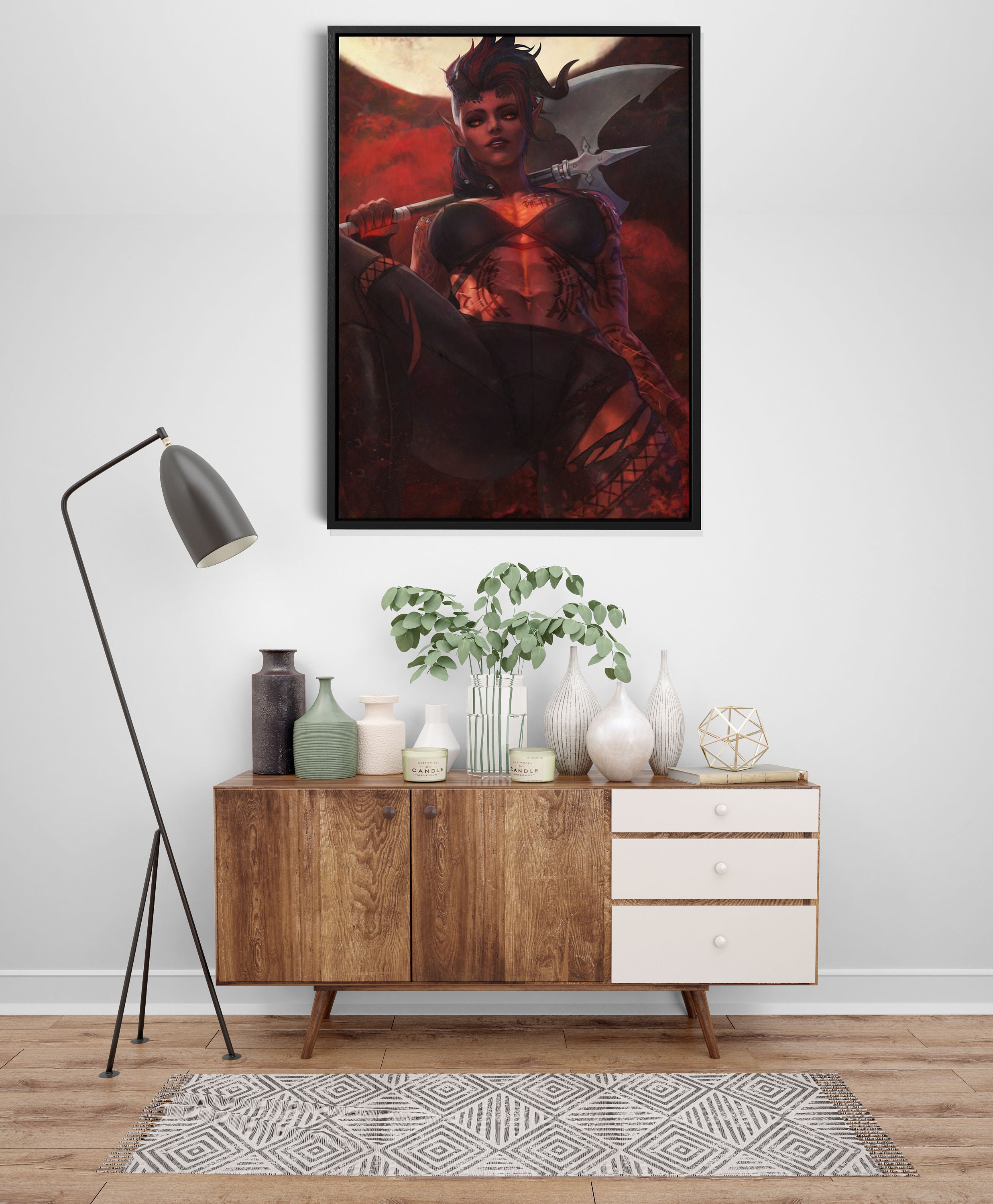 Karlach Art Baldur's Gate 3 Canvas Karlach Wall Decor - Etsy Ireland