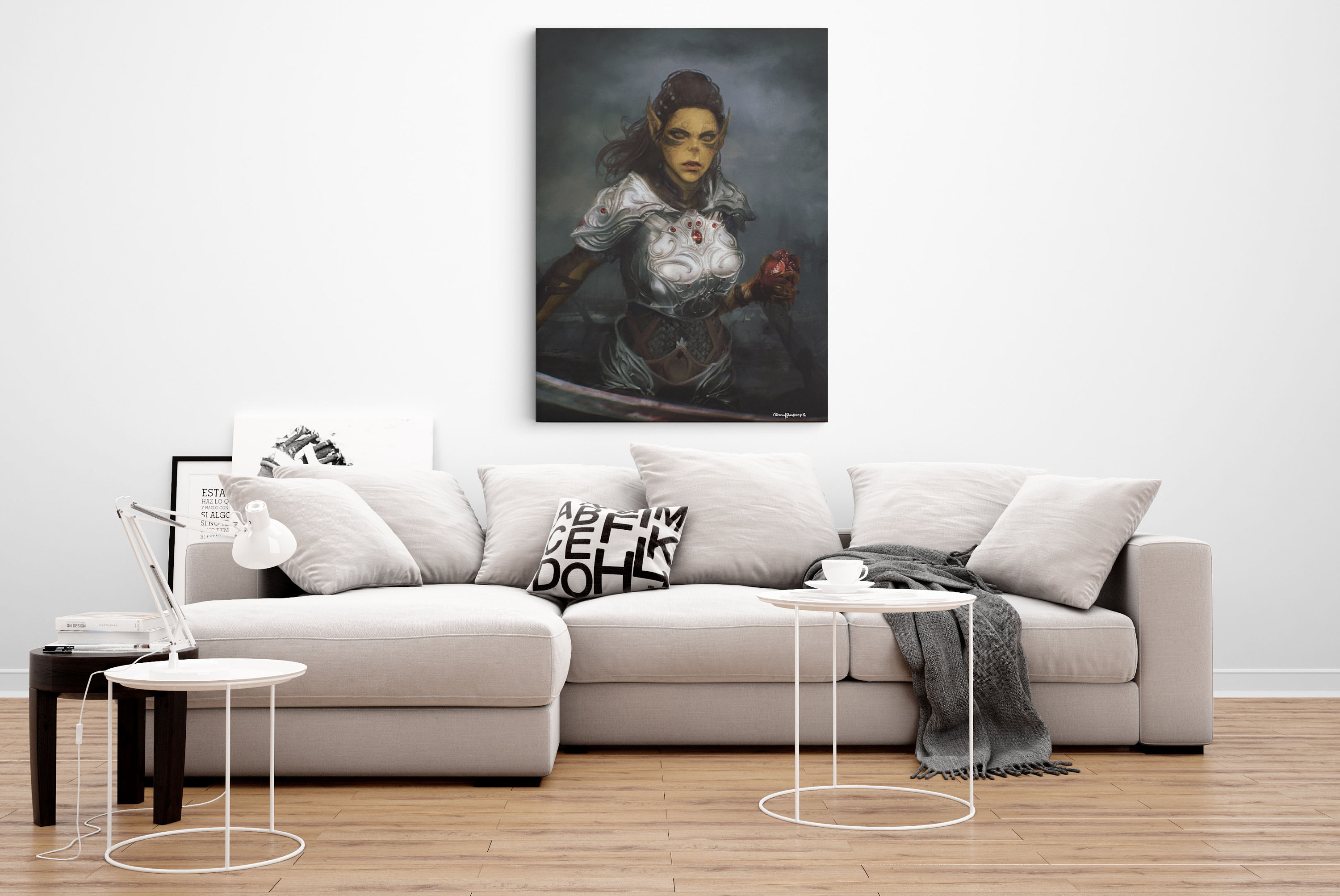 Lae'zel Art, Baldur's Gate 3 Canvas, Lae'zel Wall Decor, Lae'zel Poster ...