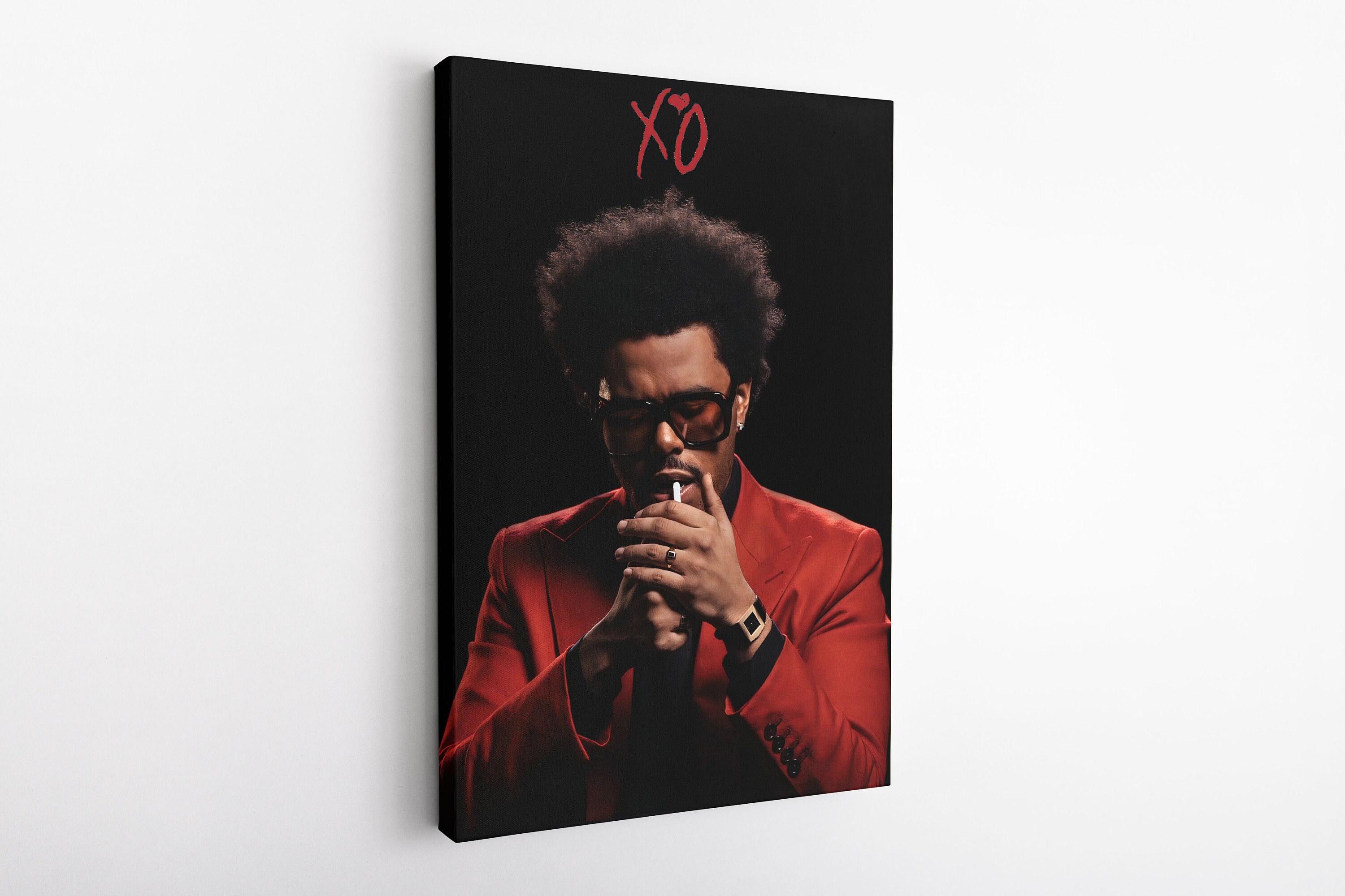 The Weeknd Canvas, Album Cover Poster, Music Print, Hiphop Wall Art ...