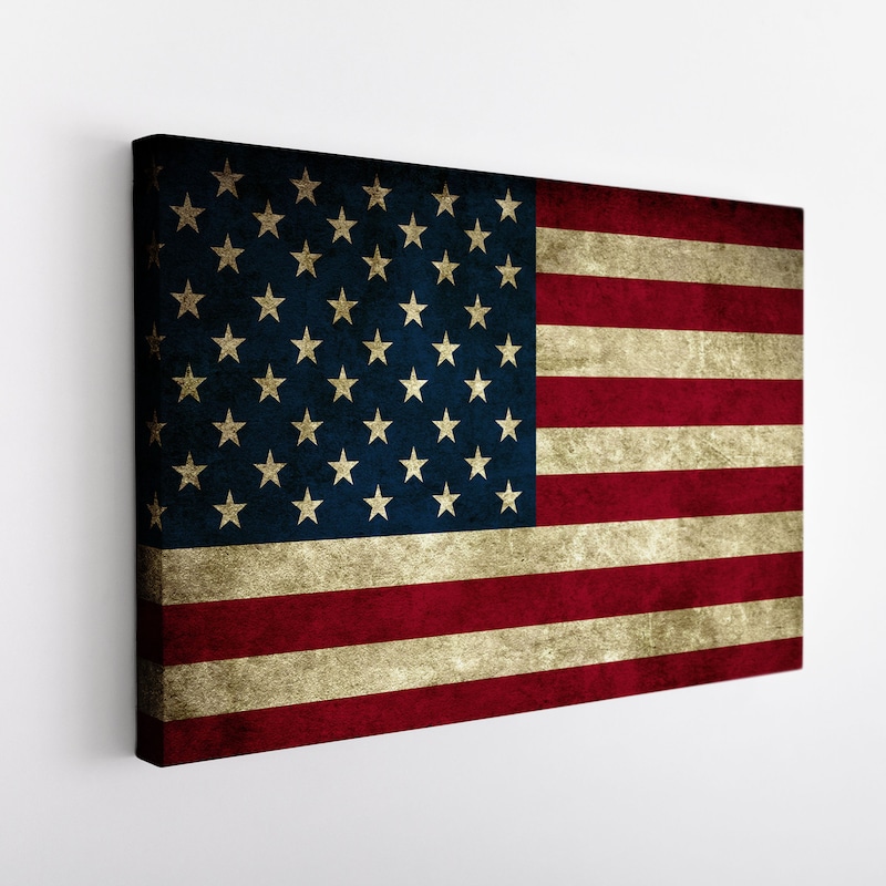 Framed American Flag - Etsy