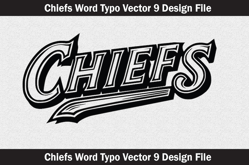 Chiefs Svg,chiefs Mascot Svg,chiefs Cut File,chiefs Vector,chiefs Word ...
