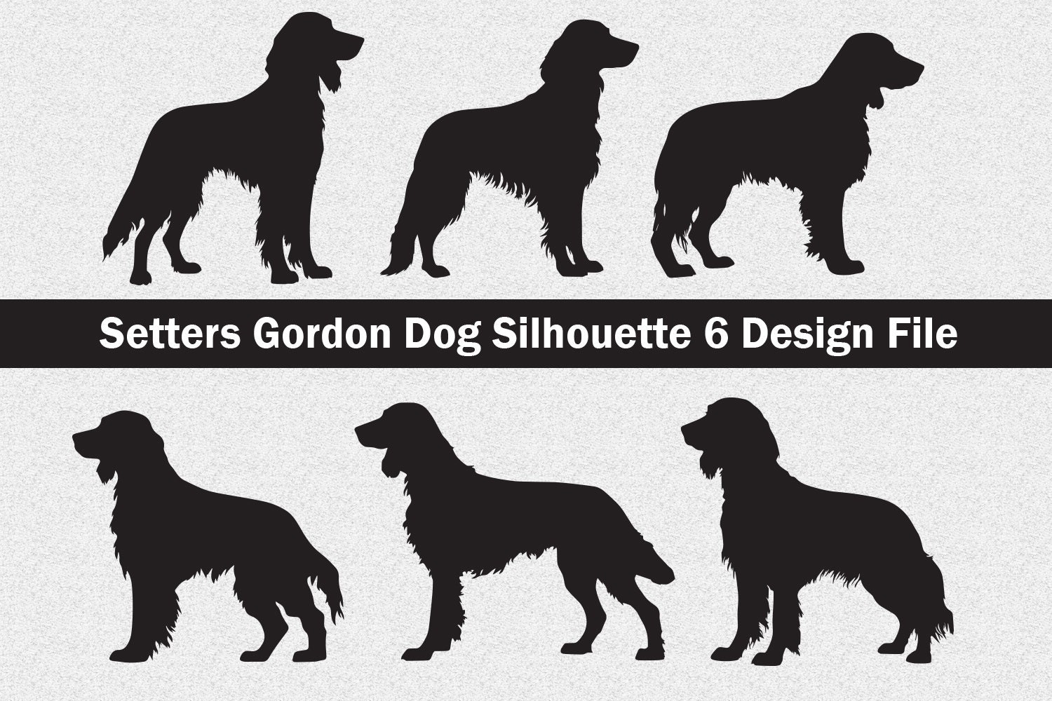 Setters Gordon Dog Head Silhouette Svg ,setters Gordon Dog Svg,dog Cut ...