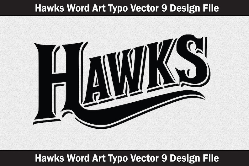 Hawks Svg,hawks Mascot Svg,hawks Cut File,hawks Vector,hawks Word Art ...